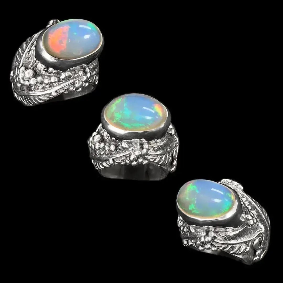 Opal Fern Ring - Opal | Curiouser Collective