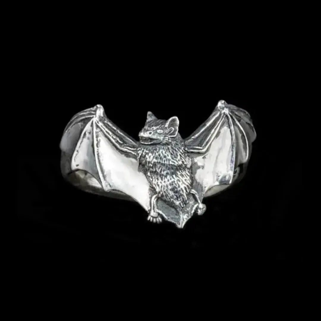 Silver Bat Ring - Handmade Sterling Silver Jewellery | UK Crafted ...